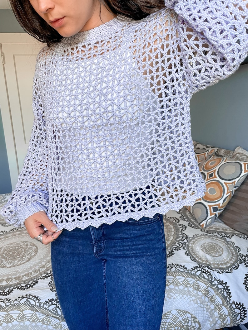 Crochet Sweater Pattern PDF - Tessellate Top - Etsy