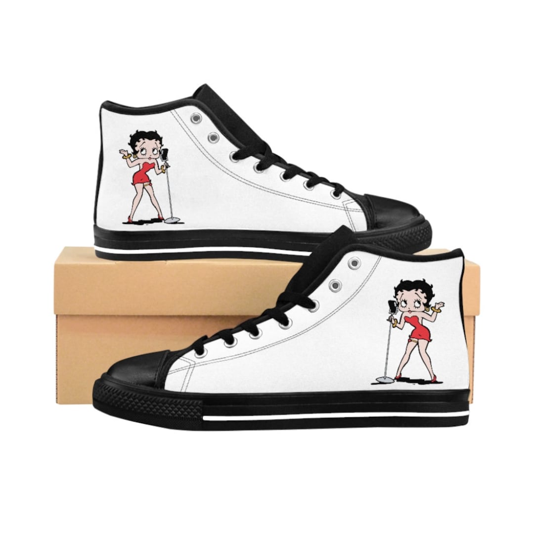 Betty Boop Shoes for Women & Men Custom Betty Boop Sneakers - Etsy