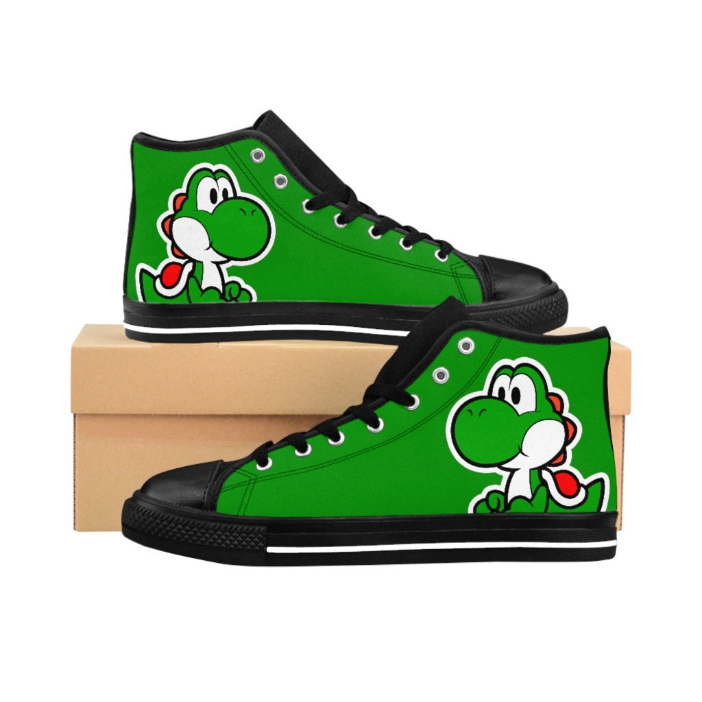 Custom Yoshi Shoes for Men & Women Yoshi Converse Style High - Etsy