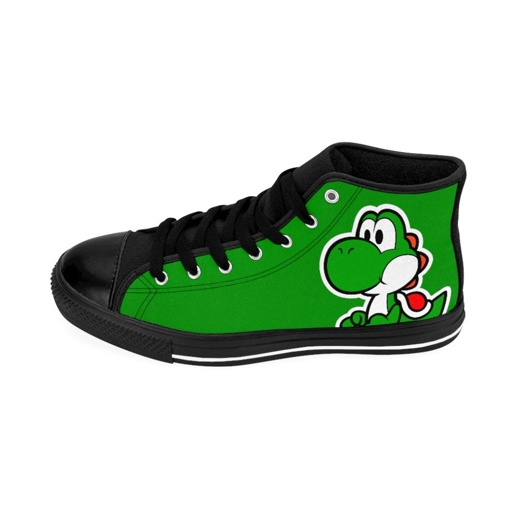 Custom Yoshi Shoes for Men & Women Yoshi Converse Style High - Etsy