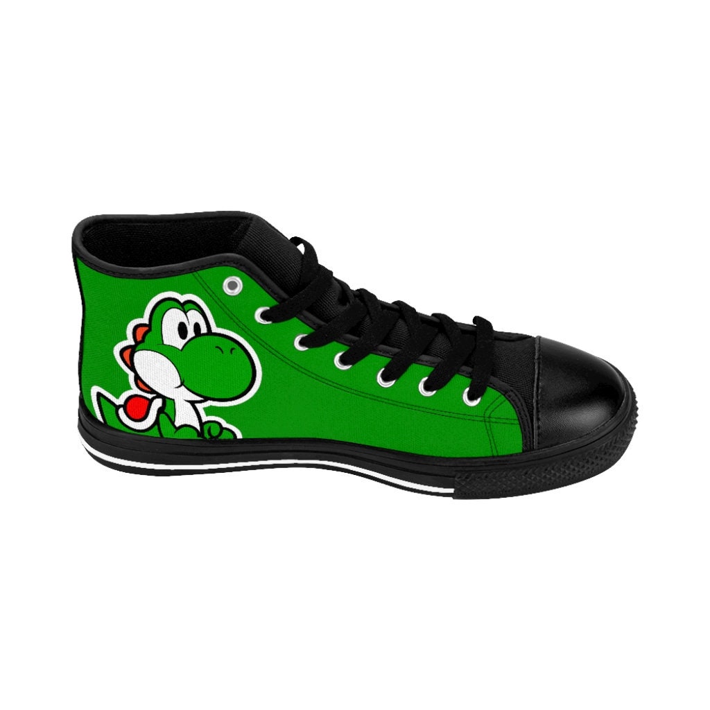 Custom Yoshi Shoes for Men & Women Yoshi Converse Style High - Etsy