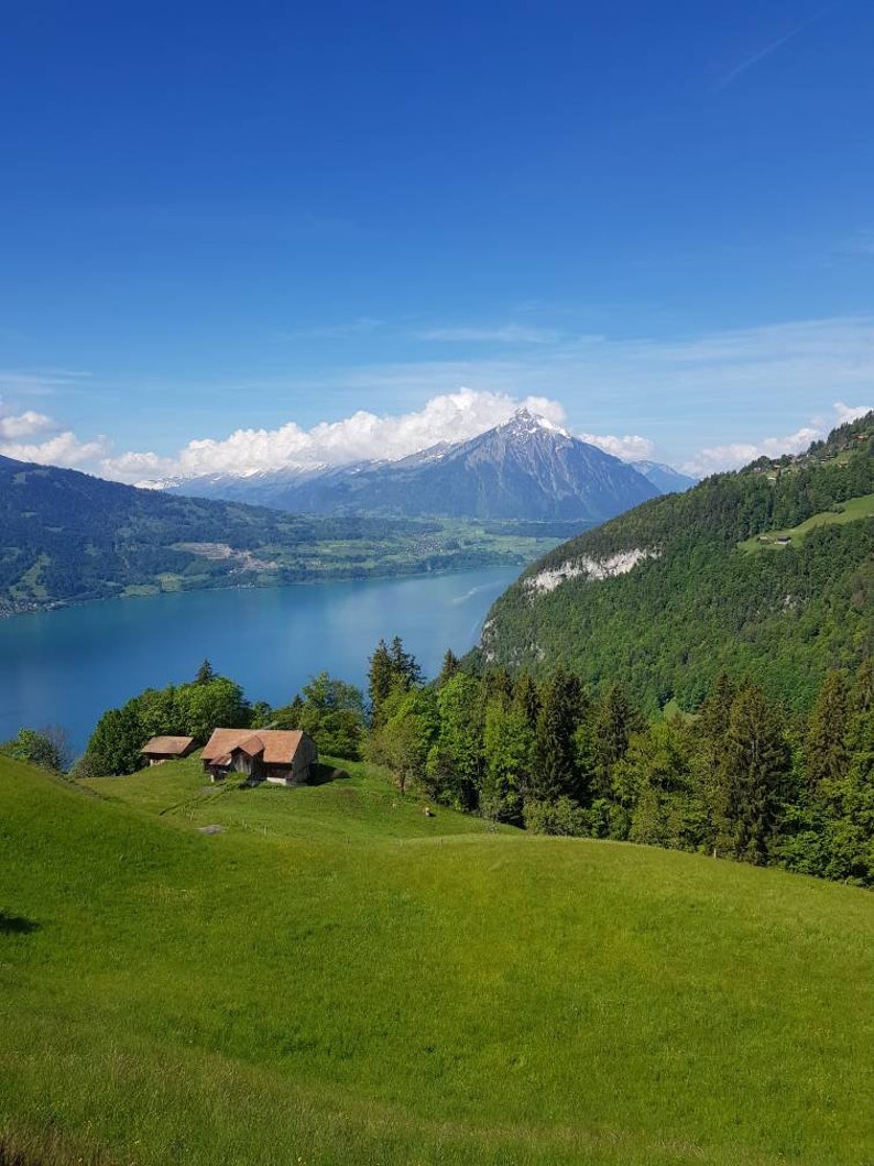 Beatenberg Interlaken West. Lake View Switzerland. - Etsy