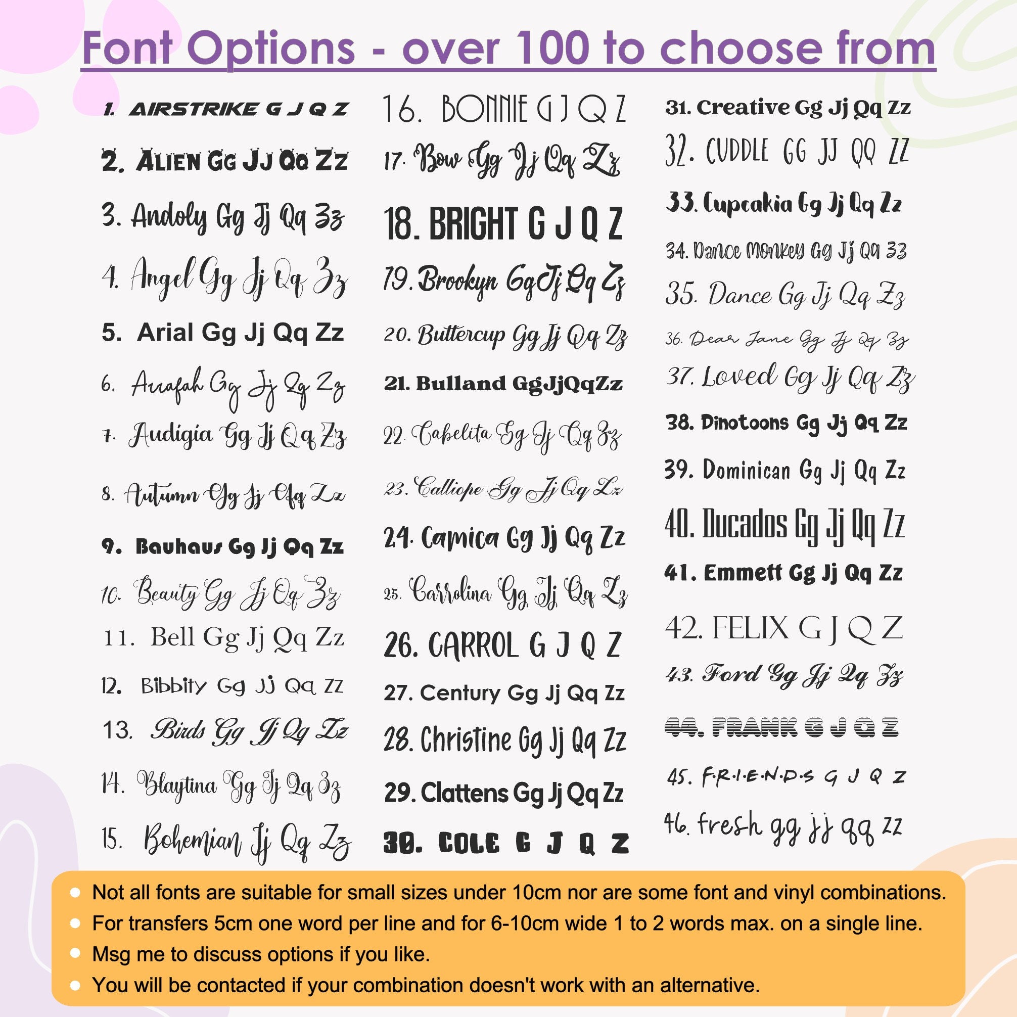 Custom Single Line Iron-on Transfer 5cm 21cm Wide - Etsy Australia