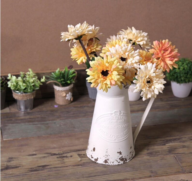 Vintage Pitcher Rustic Vase | Etsy