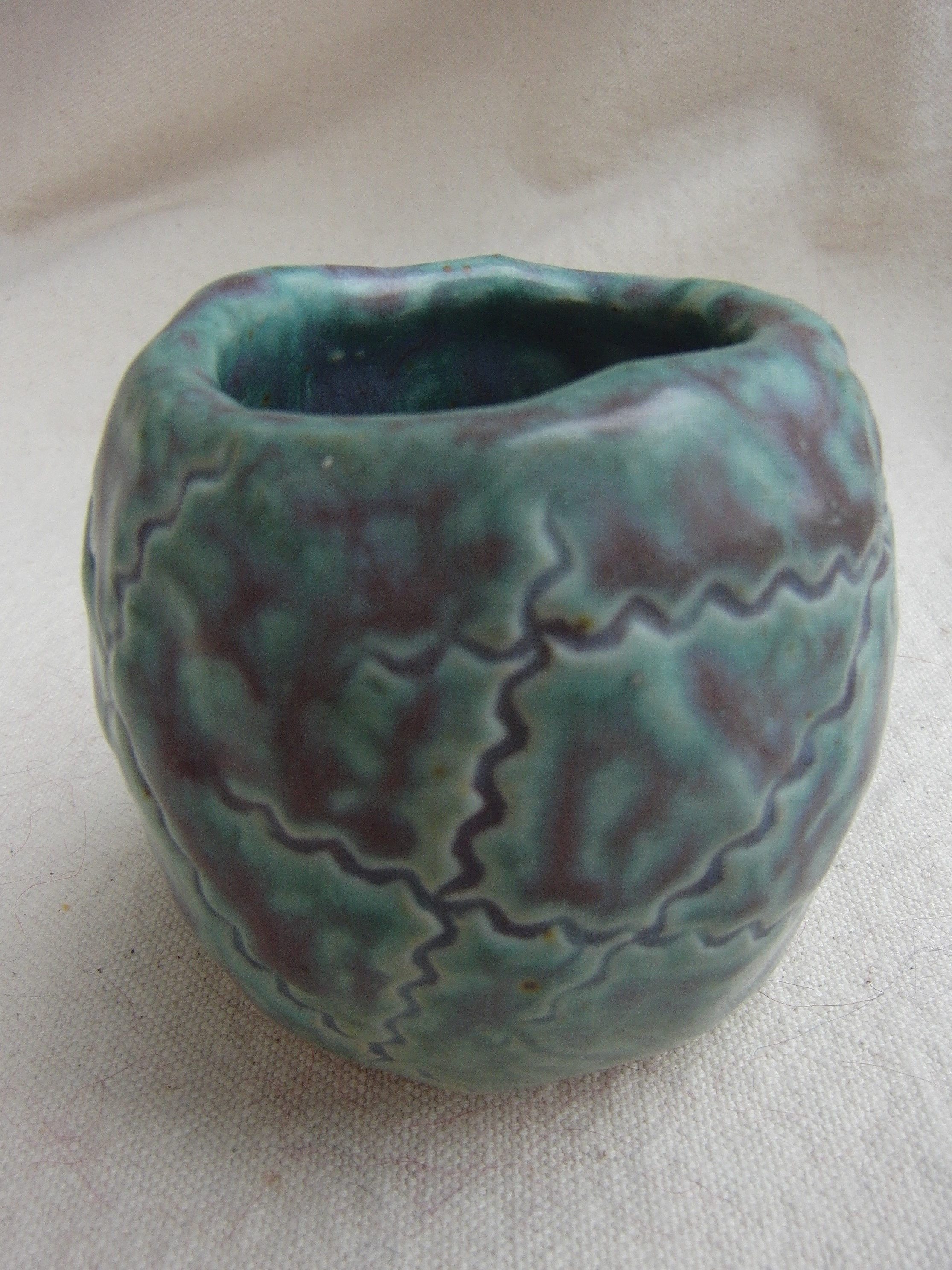 Textured Variegated Handbuilt Pottery Pod - Etsy