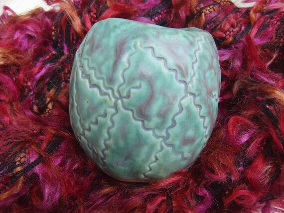 Textured Variegated Handbuilt Pottery Pod - Etsy