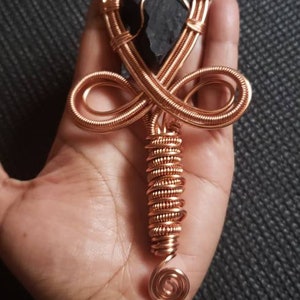 Big Copper Ankh Pendant - Etsy