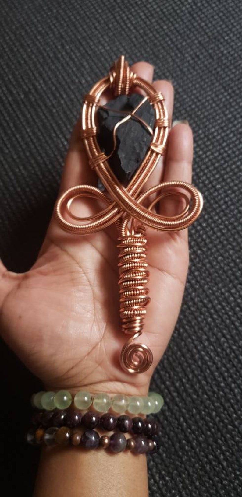 Big Copper Ankh Pendant - Etsy