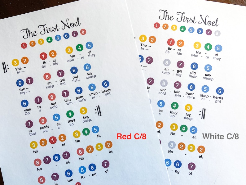 Christmas Handbell Sheet Music Digital Download PDF - Etsy