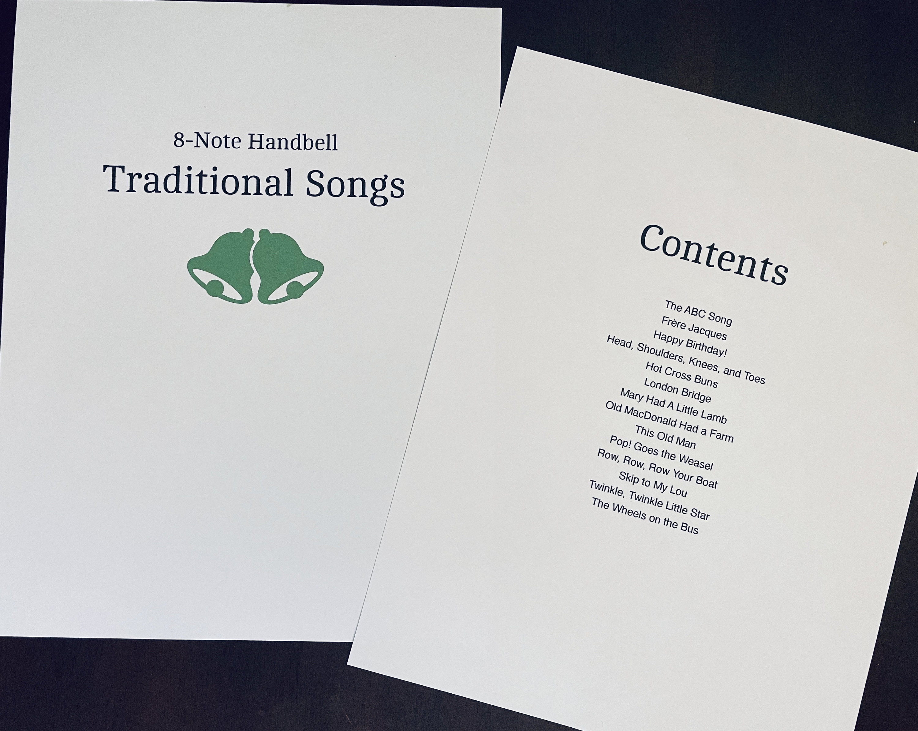 Traditional Songs Handbell Sheet Music Digital Download PDF - Etsy