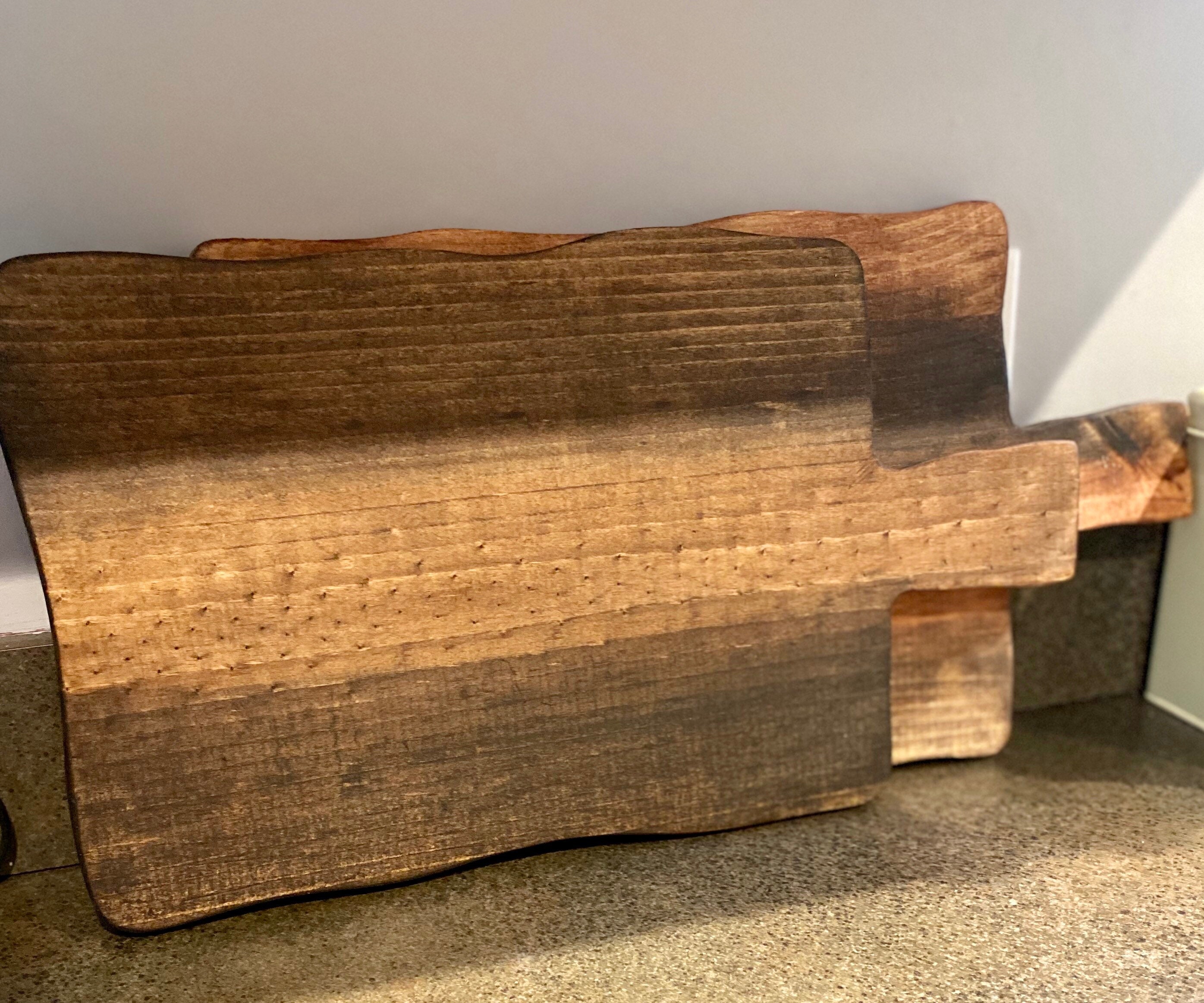 Rustic Wood Board Farmhouse Style Serving Board Charcuterie | Etsy