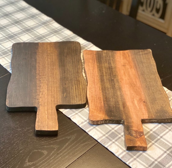 Rustic Wood Board Farmhouse Style Serving Board Charcuterie | Etsy