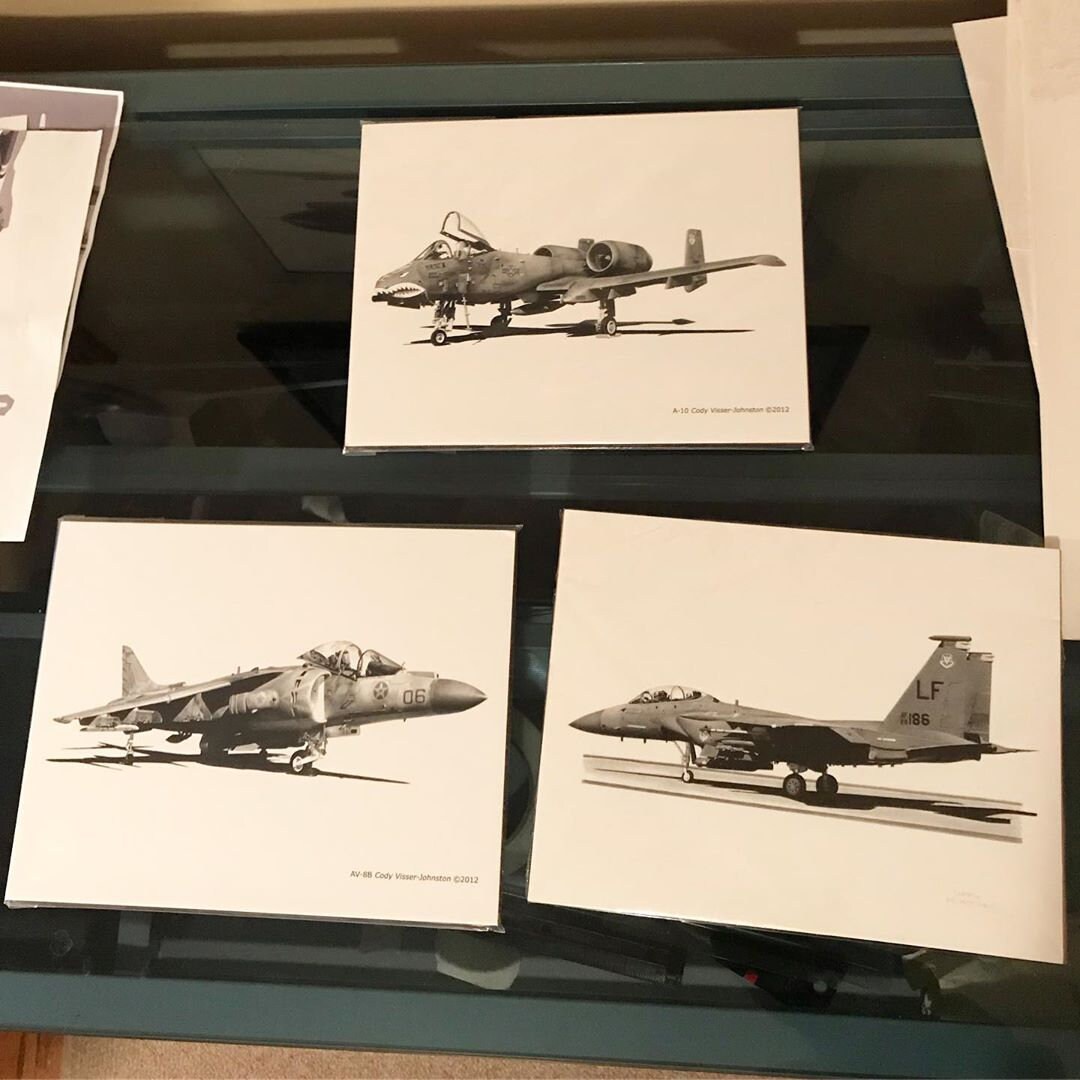 AV-8B Harrier VMA-211 Pencil Drawing Print - Etsy