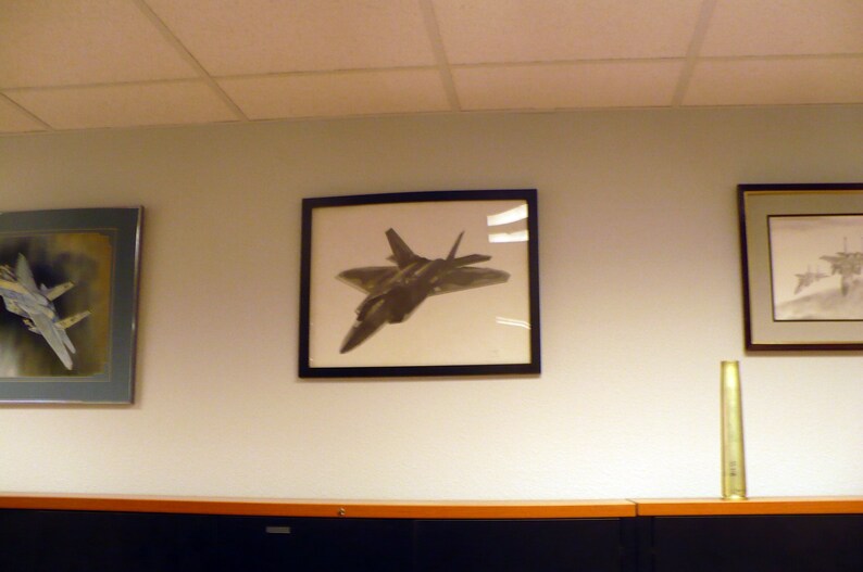 F-22 Raptor Fighter Pencil Drawing 8.5x11 Print - Etsy