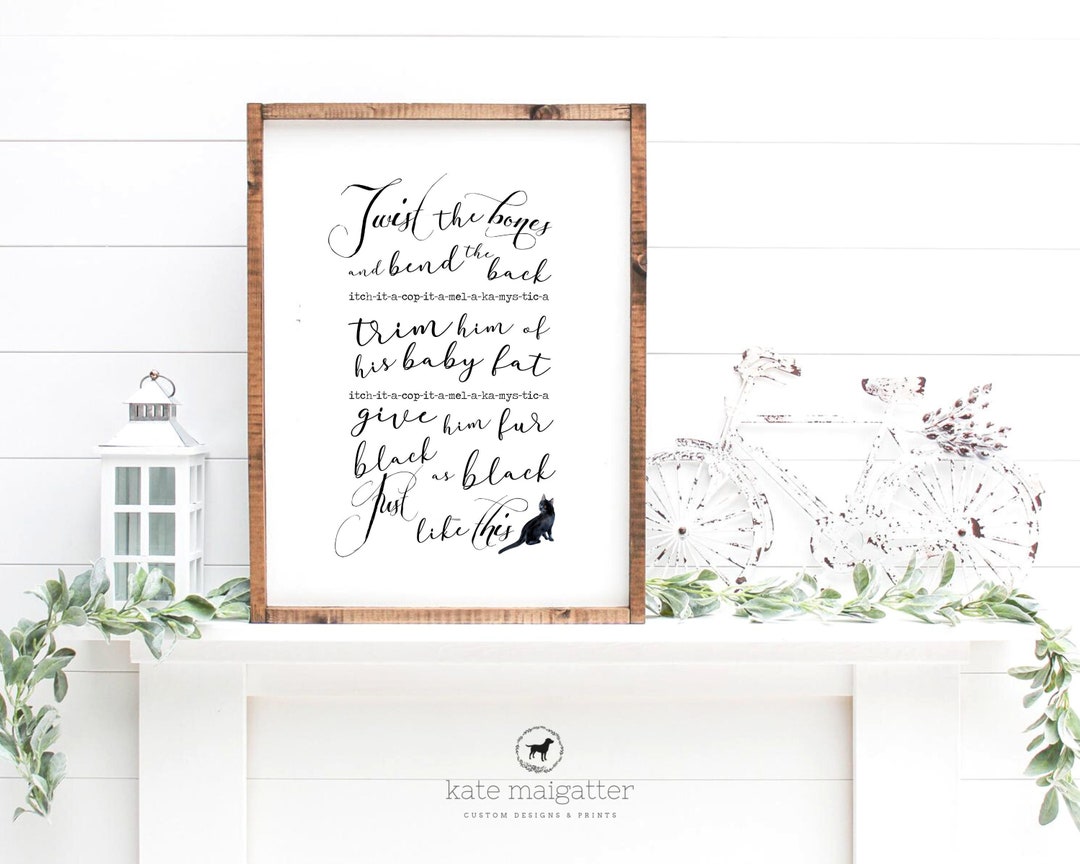 Hocus Pocus Printable, Hocus Pocus Spell Print, Halloween Hocus Pocus ...