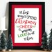 Elf Christmas Cheer Print, Elf Movie Quote, Christmas Print, Buddy the ...