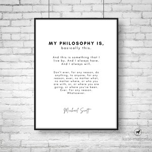 The Office TV Quote, Michael Scott Philosophy Quote, Michael Scott ...