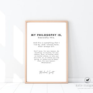 The Office TV Quote, Michael Scott Philosophy Quote, Michael Scott ...