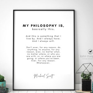 The Office TV Quote, Michael Scott Philosophy Quote, Michael Scott ...