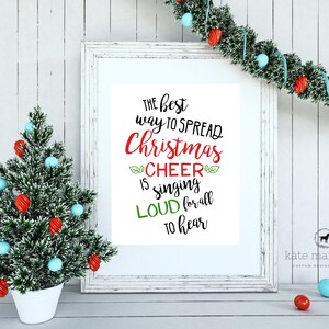 Elf Christmas Cheer Print, Elf Movie Quote, Christmas Print, Buddy the ...