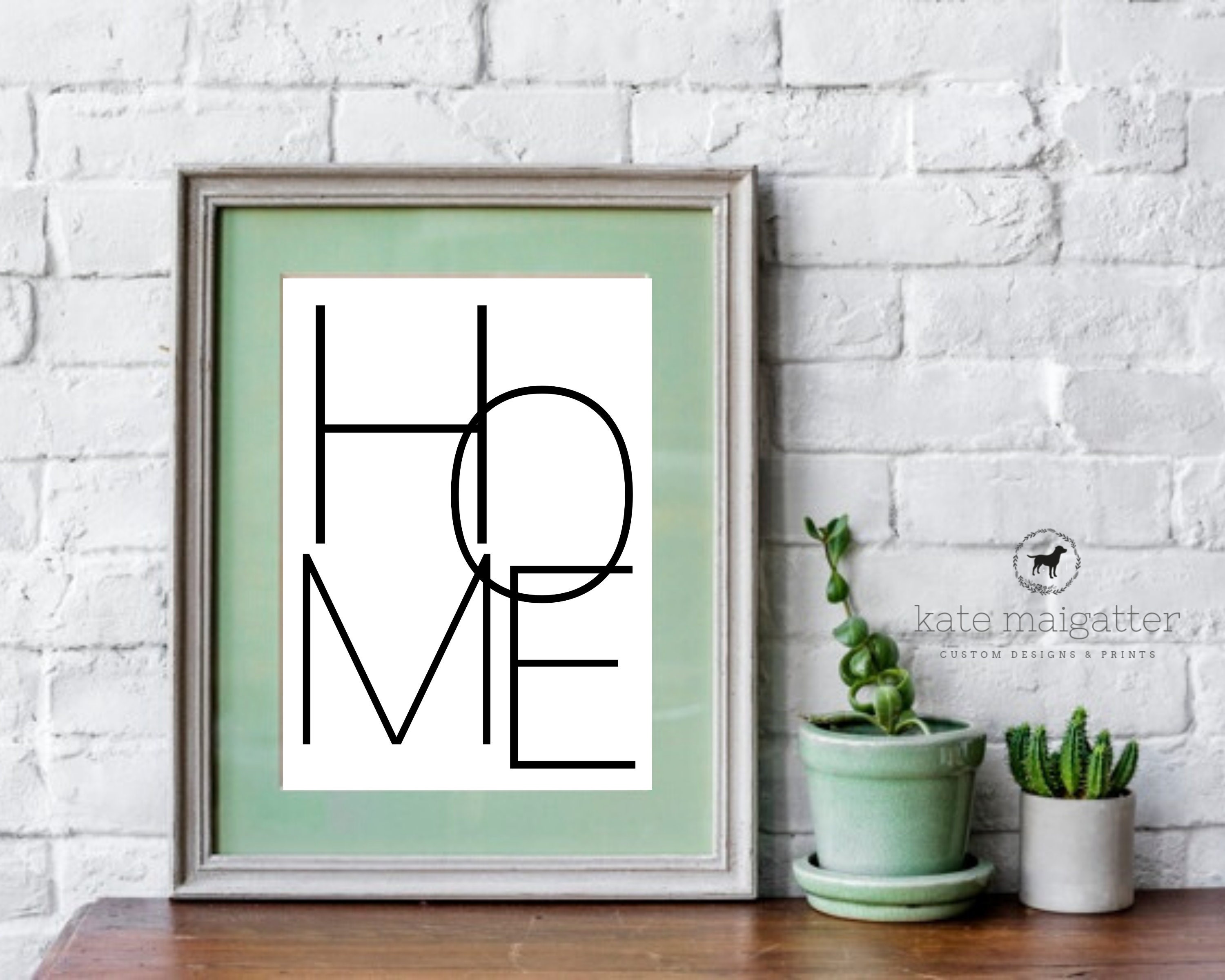 Home Sign Home Print Home Word Printable Home Typography | Etsy