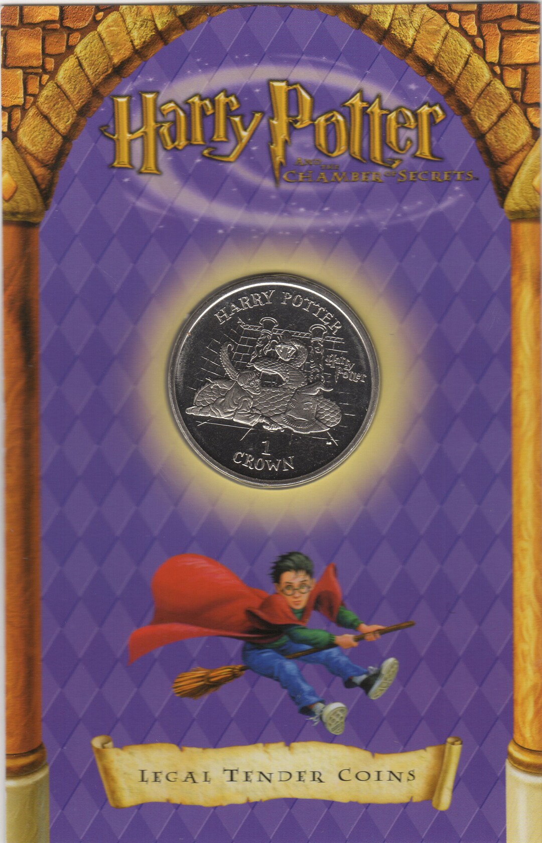 HARRY POTTER 1 Crown Legal Tender Coin With Card - Etsy