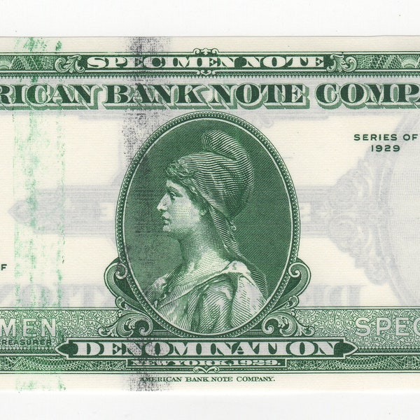 Bank Note - Etsy