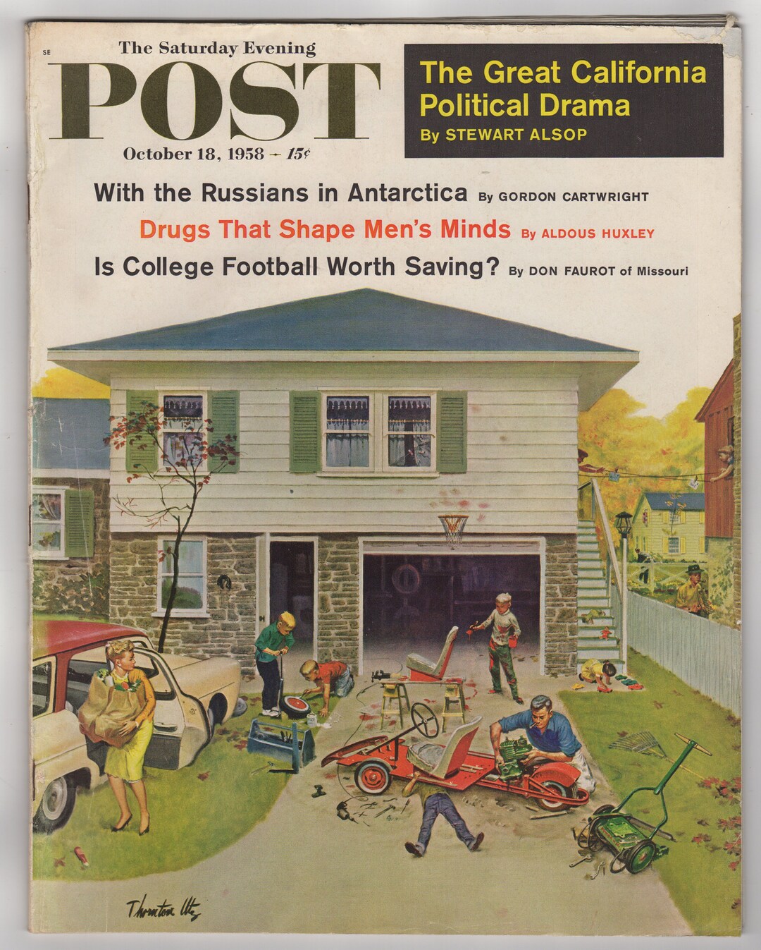 1959 the Saturday Evening POST Magazine - Etsy