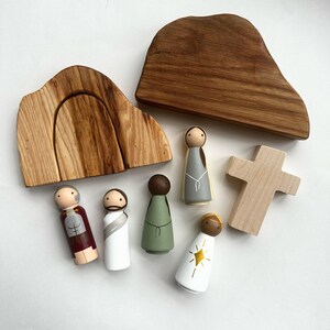 Resurrection Easter Peg Doll Set - Etsy