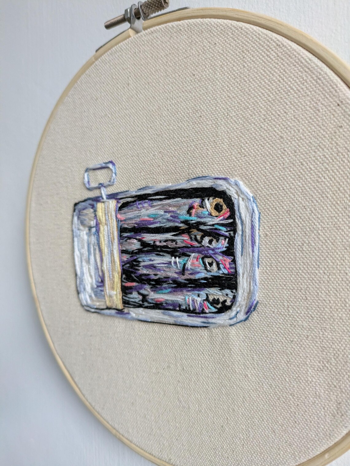 Sardines Hand Embroidery - Etsy