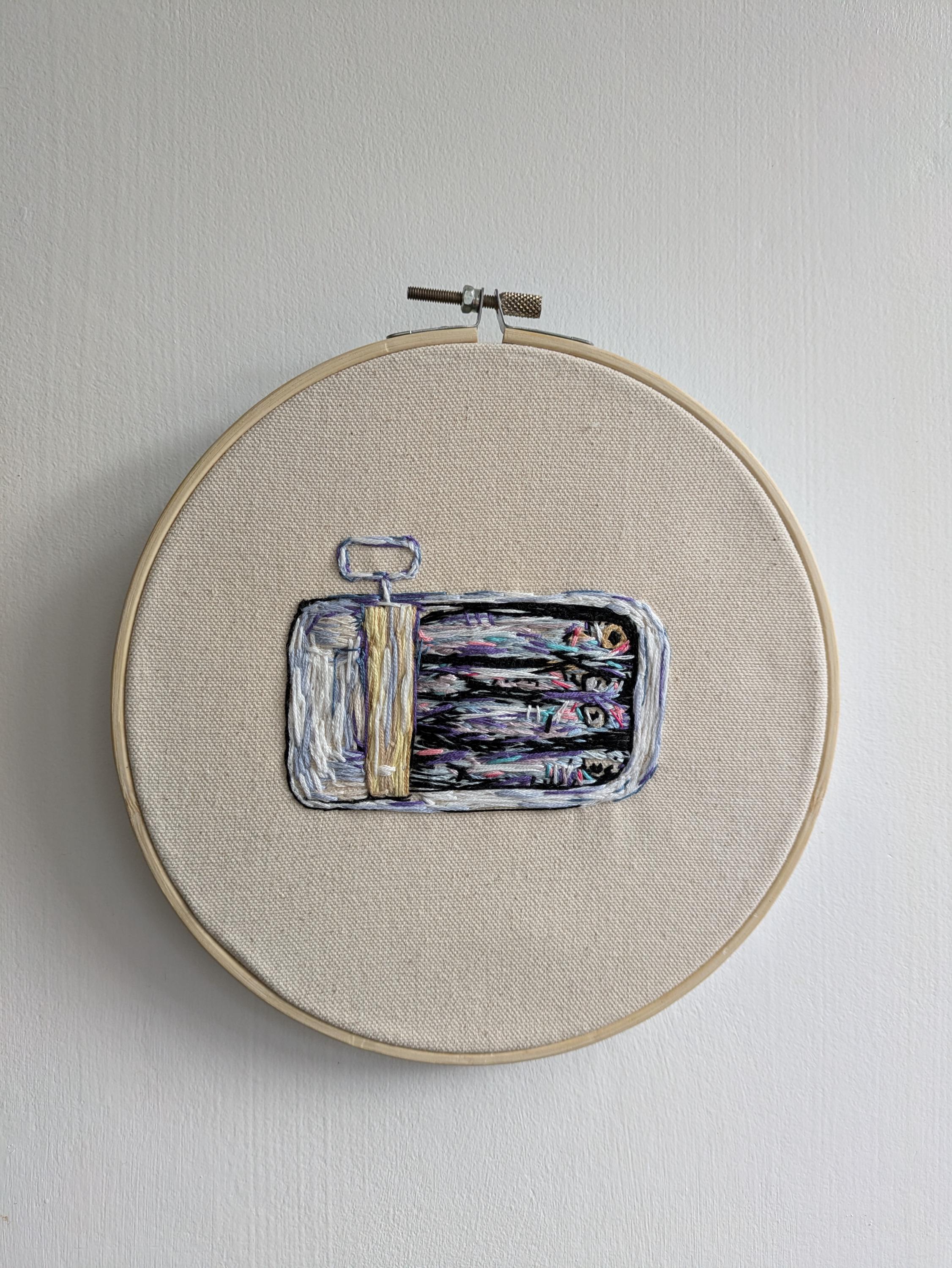 Sardines Hand Embroidery - Etsy