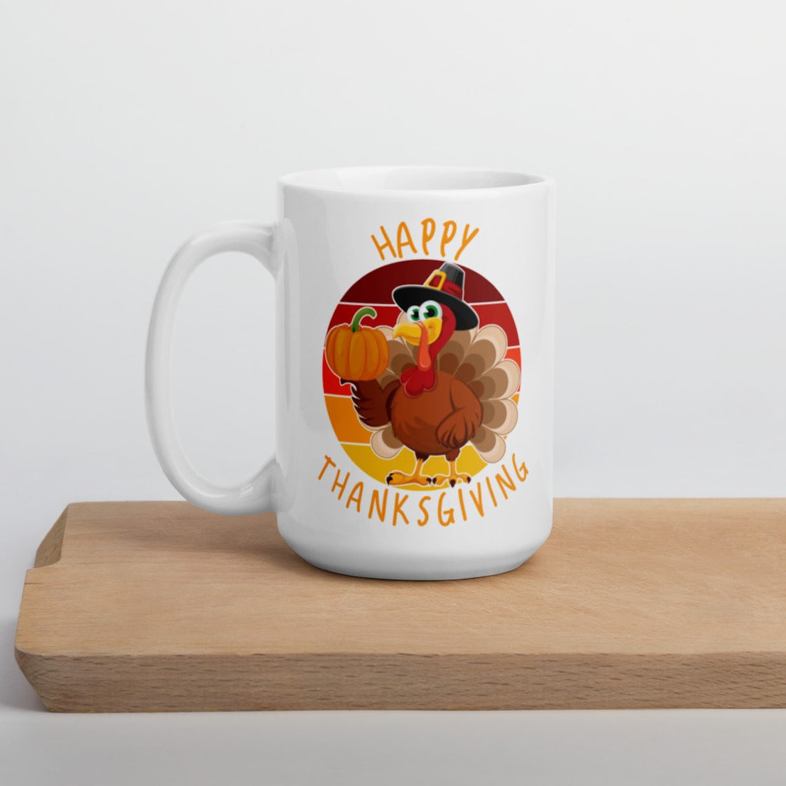 Happy Thanksgiving Mug Thanksgiving Turkey Mug - Etsy