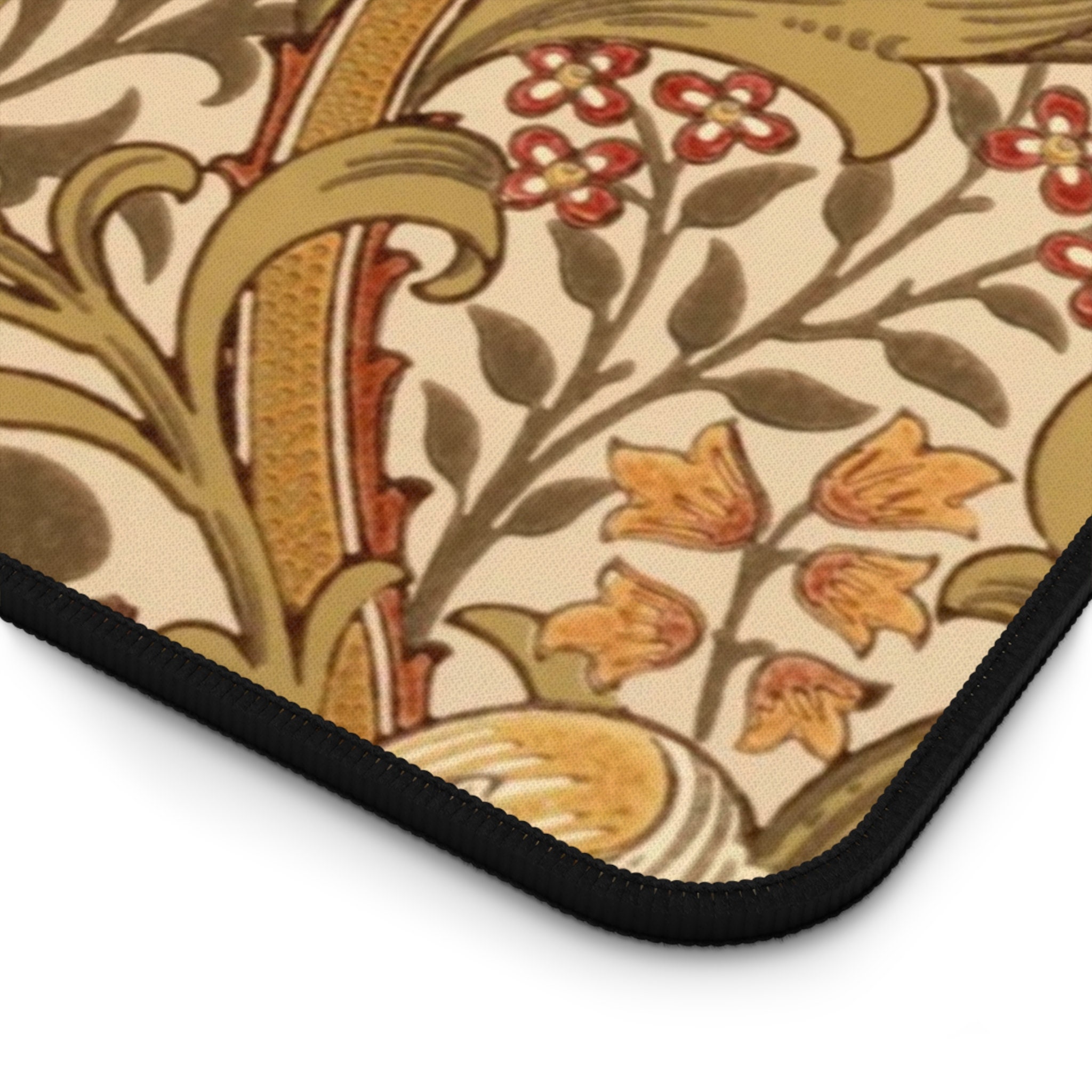 William Morris Golden Lily Desk Mat, Botanical Mouse Pad, Desk Mat ...