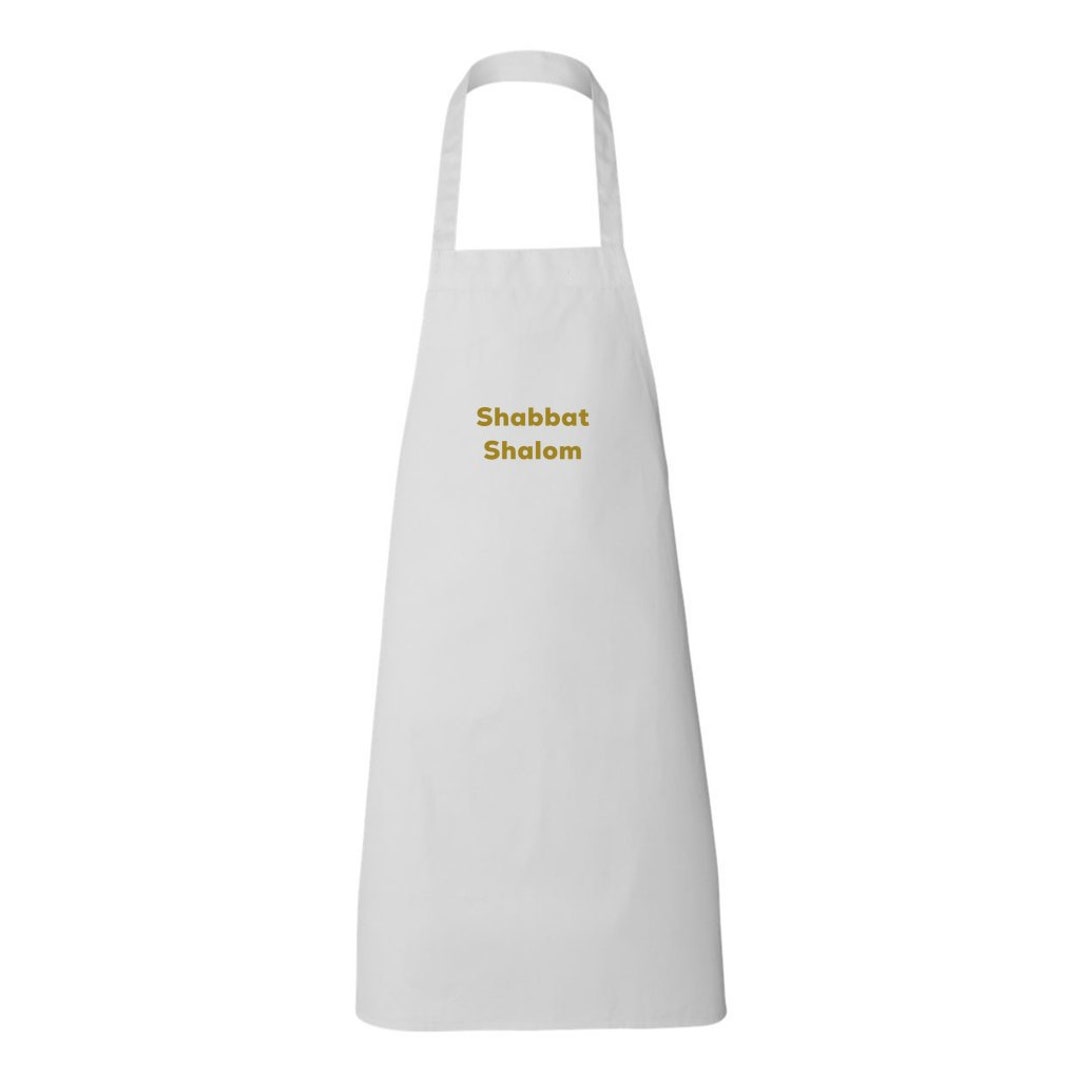 Shabbat Shalom Butcher Apron - Etsy