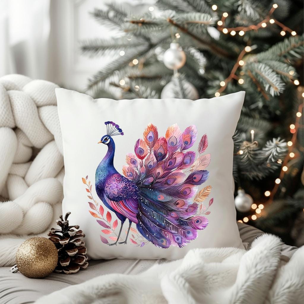 Peacock Clip Art Fall Clip Art Bundle - Etsy