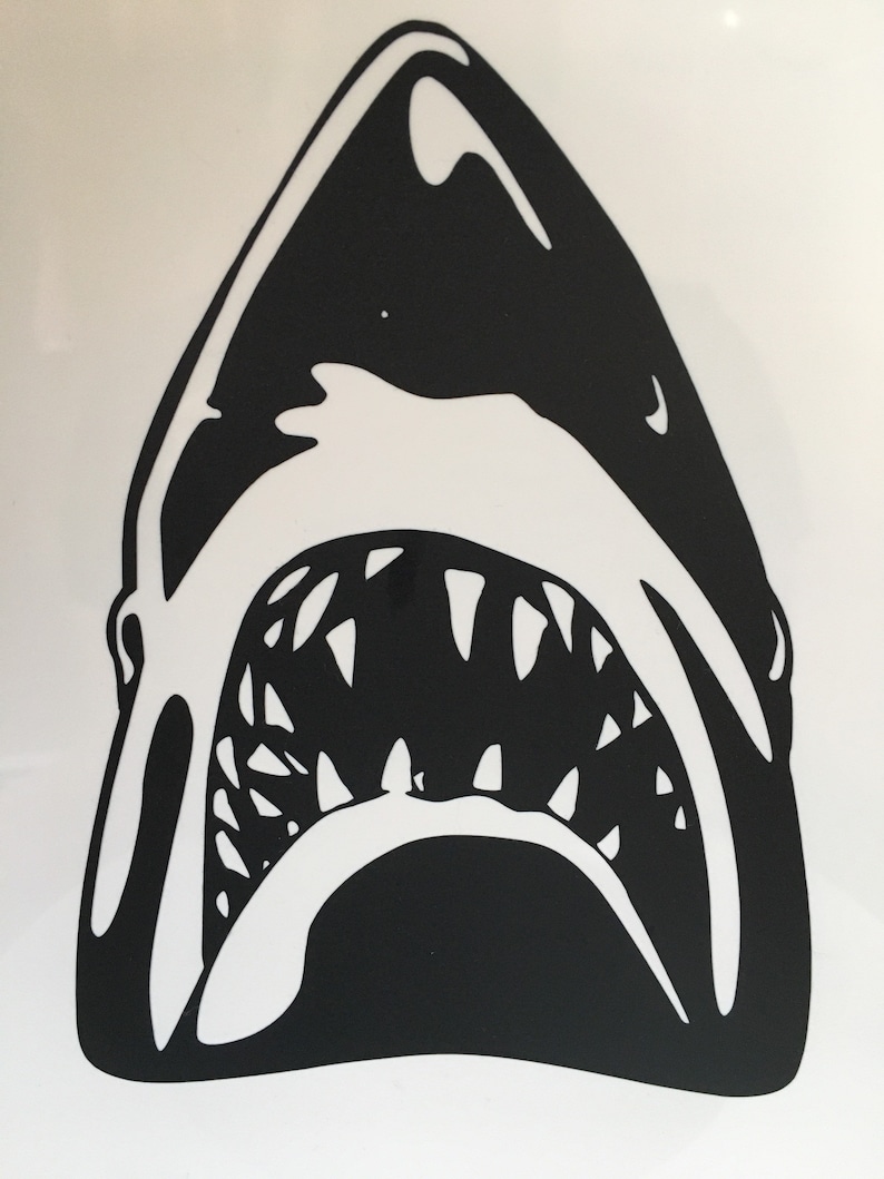 Jaws Sticker - Etsy