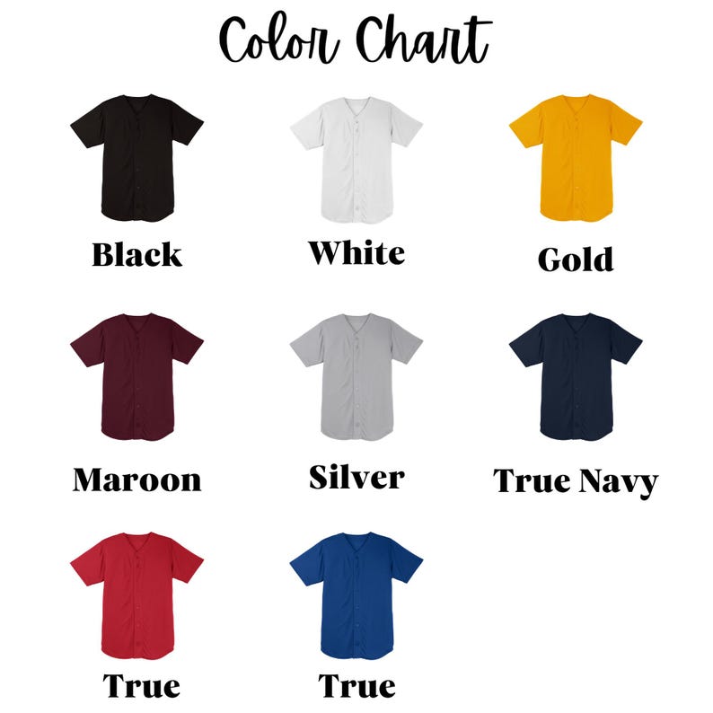 Custom Sport-tek Baseball Jersey, Full-button Team Jersey, Personalized ...