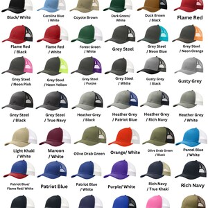 Custom Leather Patch Trucker Hats, Custom Logo Hat, Add Your Text/logo ...