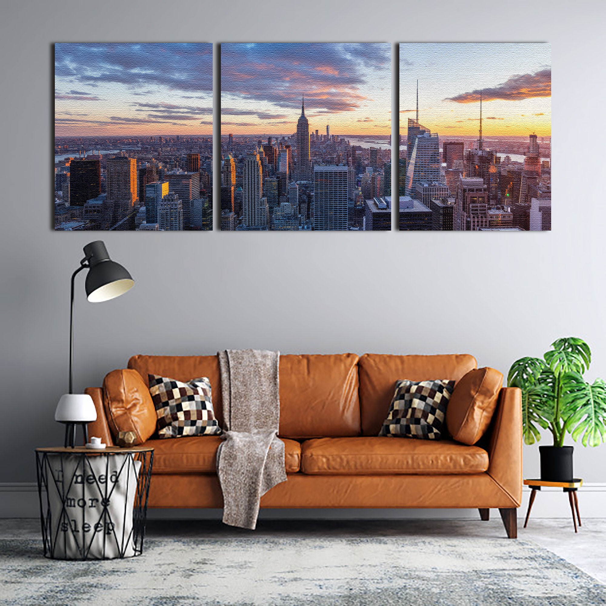 3 Piece Custom Canvas Print Wall Art Personalized Canvas Gifts 