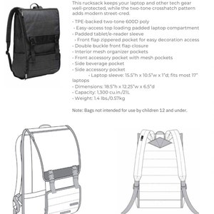 Custom OGIO® Apex Rucksack, Custom Backpack, Embroidered Text or Logo ...