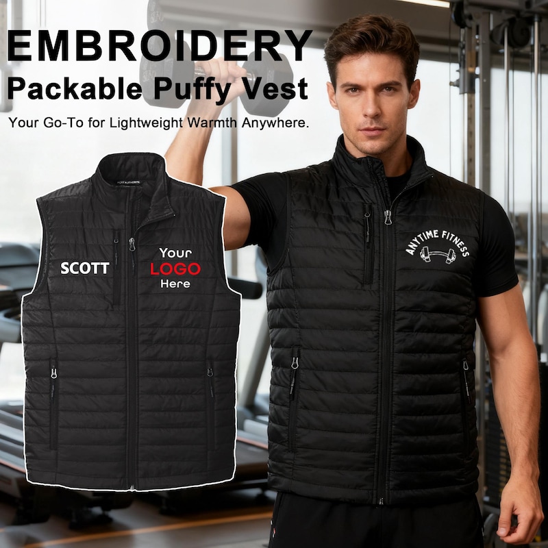 Embroidered Vest Men Blue - Etsy