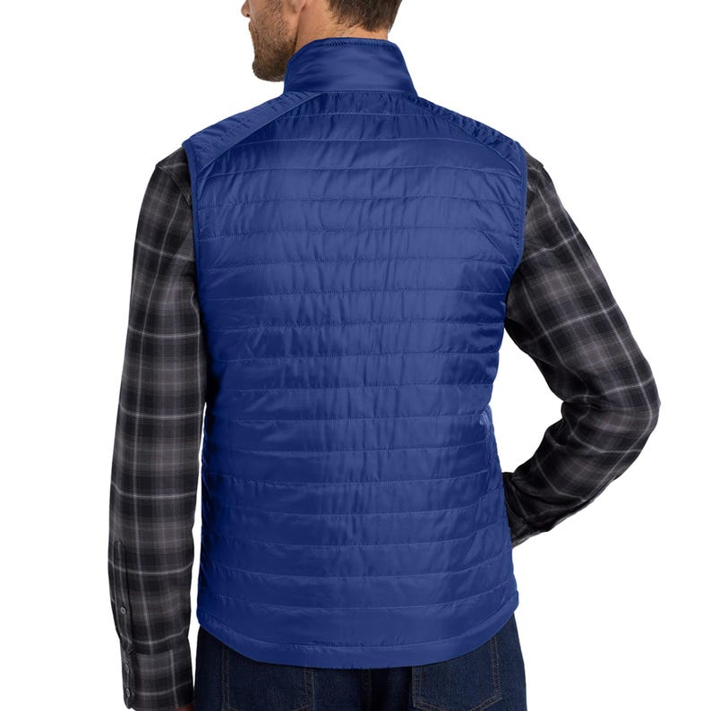 Custom Logo Vest, Your Business Logo Here, Embroidered Puffy Vest for ...