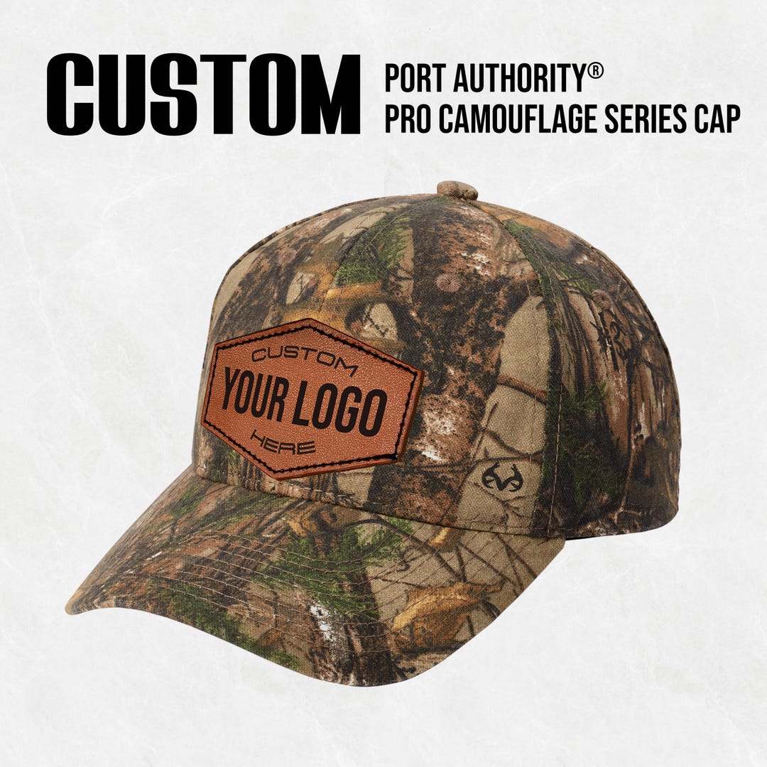Custom Leather Patch Hats, Logo Hats, Laser Engraved Leather Patch ...