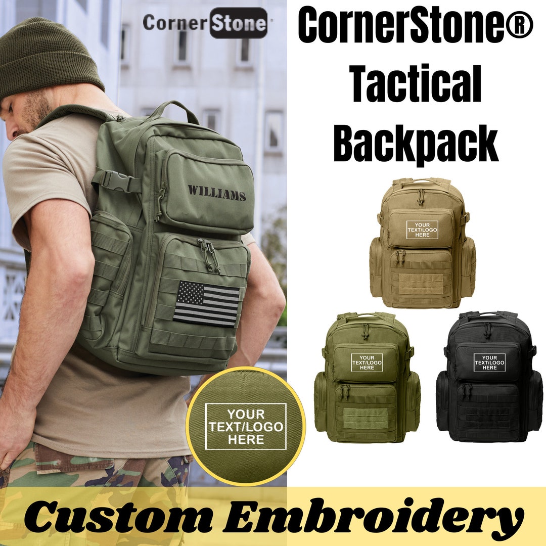 Custom Military Pack, Customized Tactical Backpack With Embroidered ...