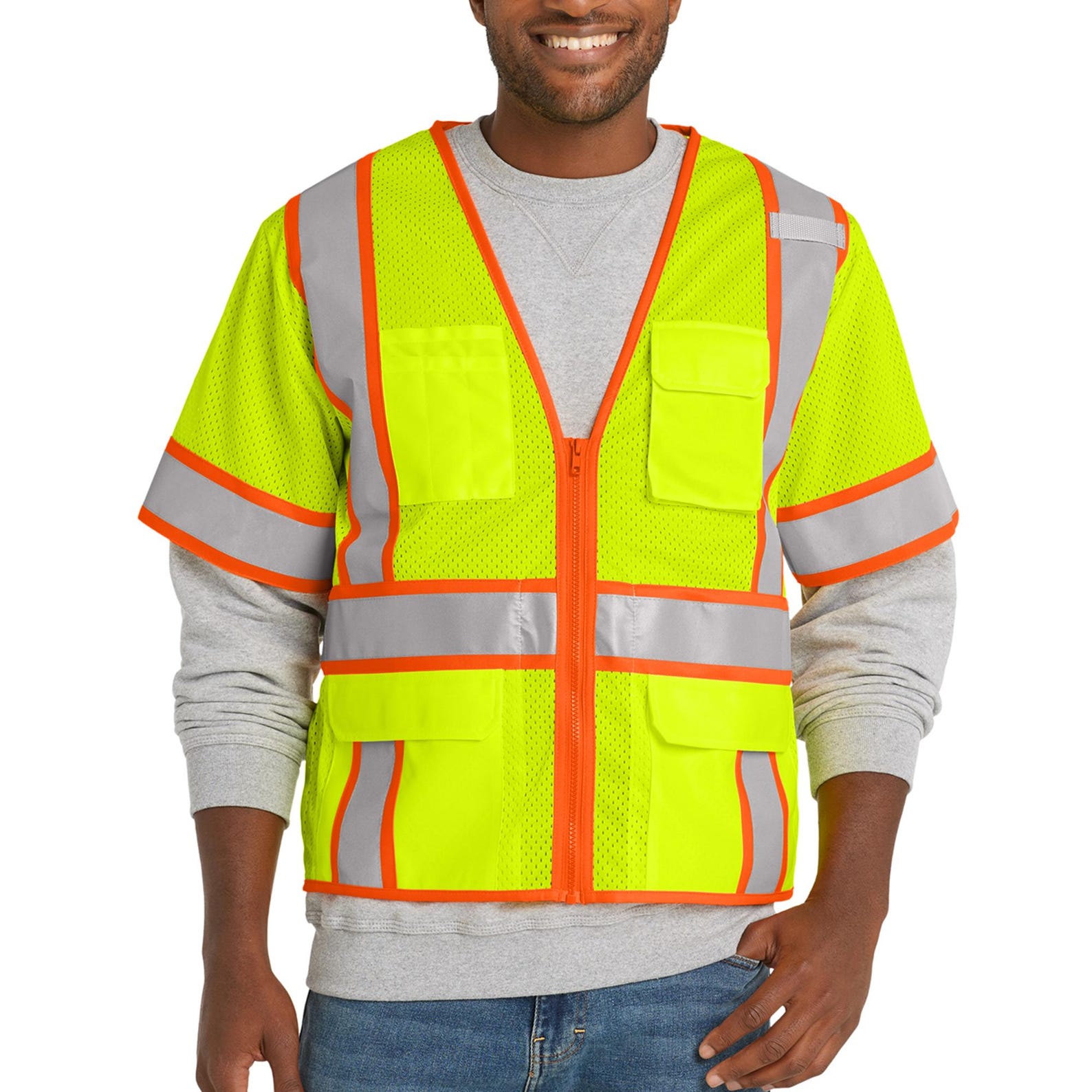 Custom Cornerstone® Vest. Custom Vest, Custom Work Vest, Custom Safety ...