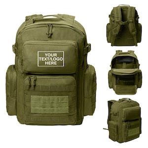 Custom Military Pack, Customized Tactical Backpack With Embroidered ...