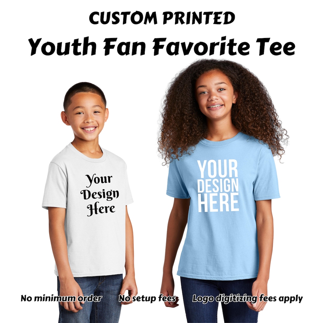 Custom Port & Company® Youth Fan Favorite™tee. Custom Uniforms, Custom ...