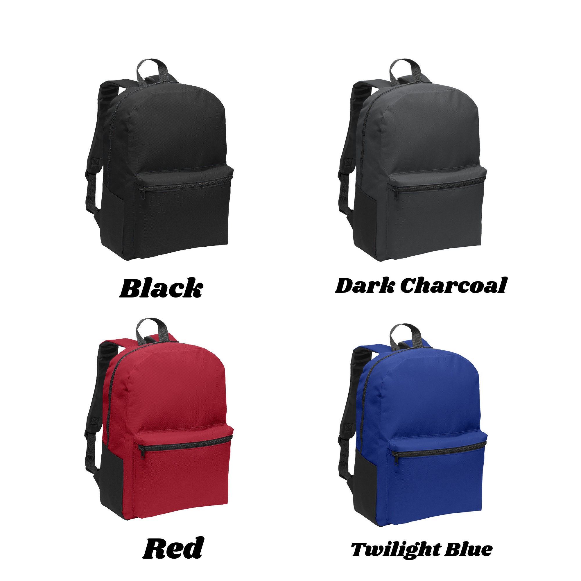 Custom Embroidered Backpack, Add Your Name/text/logo, Embordered ...