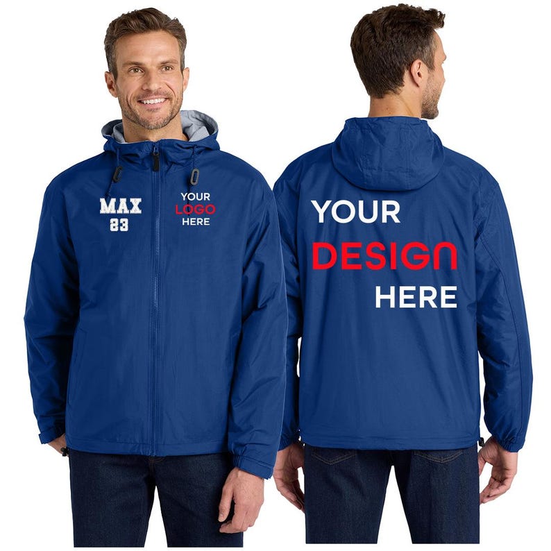 Custom Embroidery Jacket | Personalized Team & Coach Jackets | Add Your ...