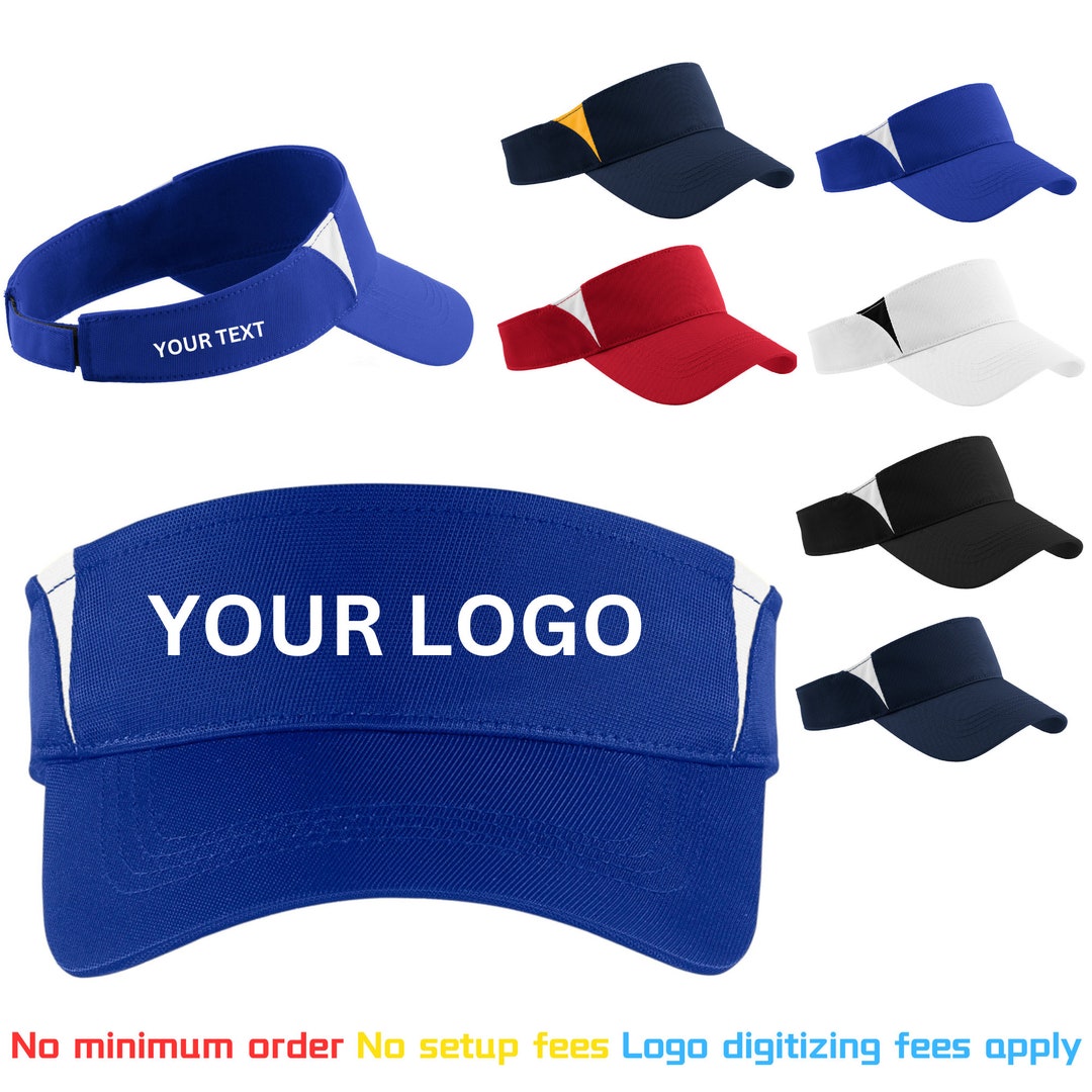 Customized Visor, Tennis Visor, Custom Cap, Personalized Visor, Beach ...